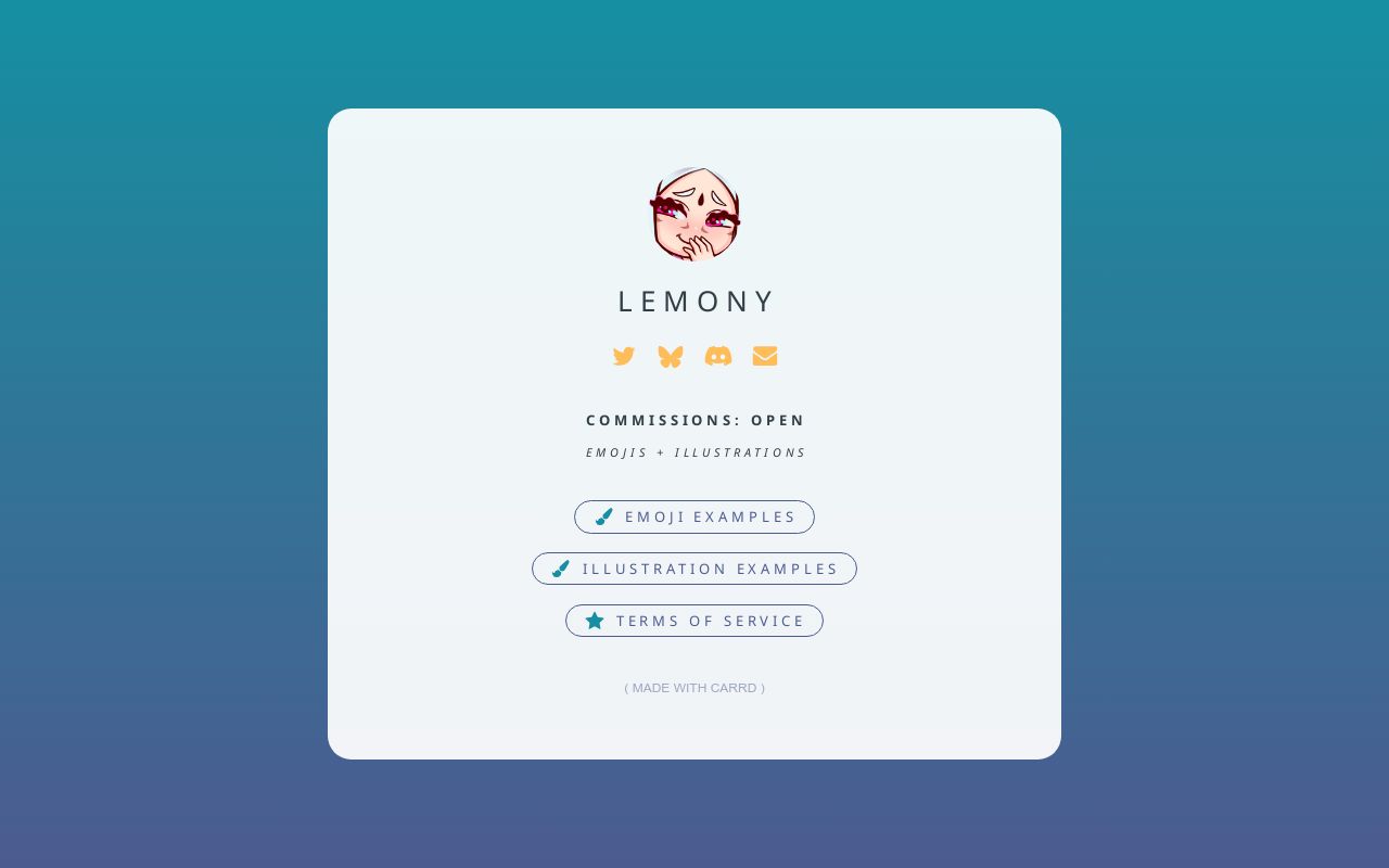 Lemony homepage